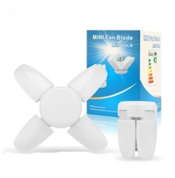 Fan Led Light 4 Fan Blade Foldable Led Bulb Heavy Duty 28W Pin B22 Pin ...