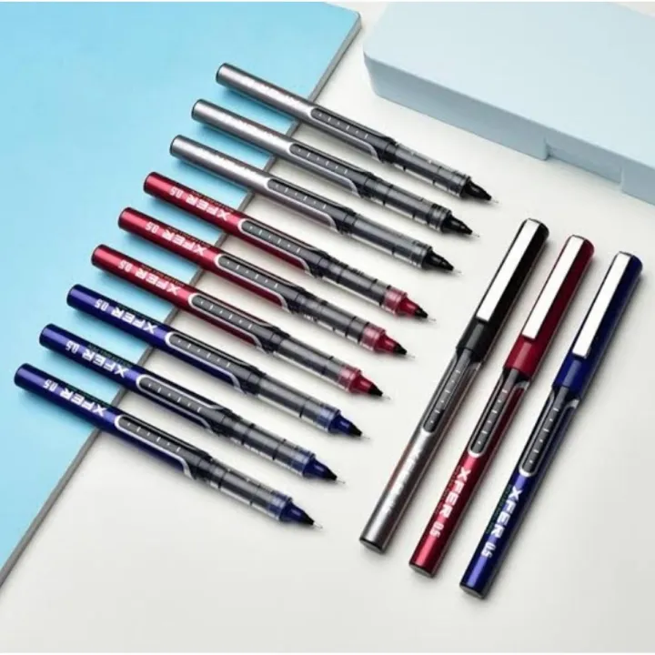 5 pcs, Deli XFER 0.5 Roller pen, writhing smoothly designful pen ...