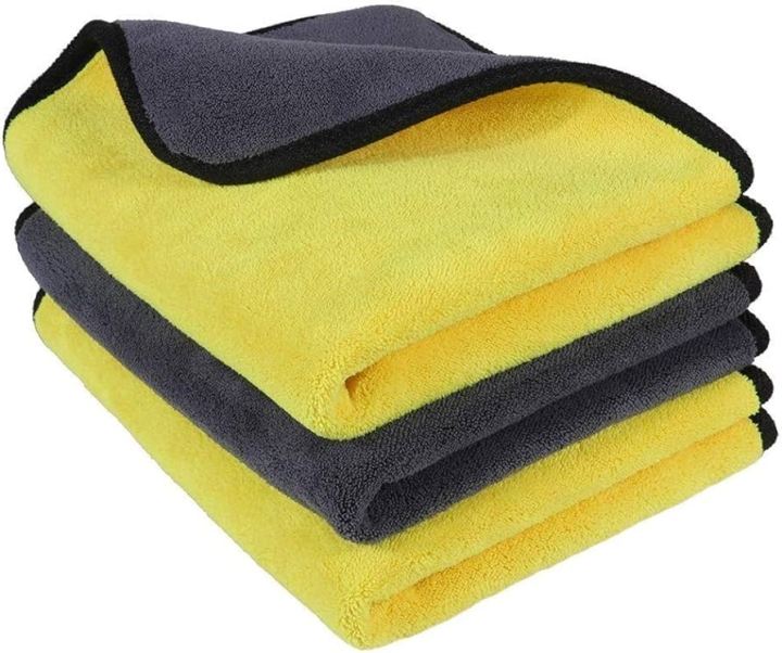 30X30 cm Car Bike Wash Double Layer Microfiber Towel Car Cleaning ...