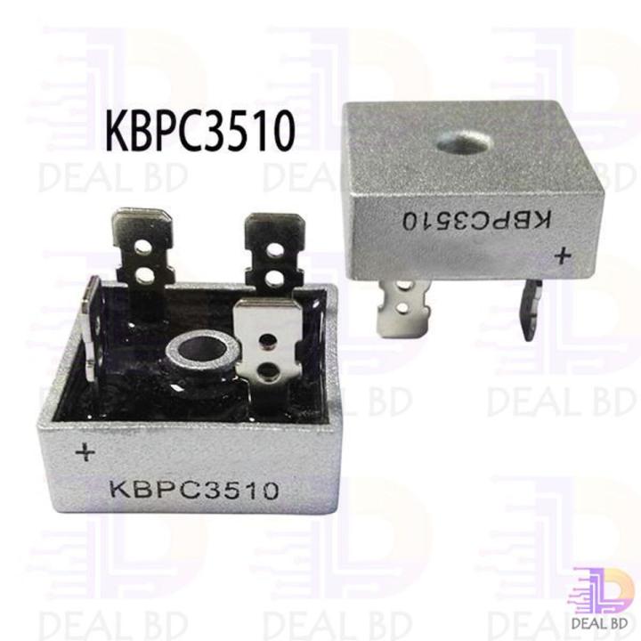 Full Wave KBPC3510 KBPC-3510 3510 35A 1000V AC To DC Single Phase Metal ...