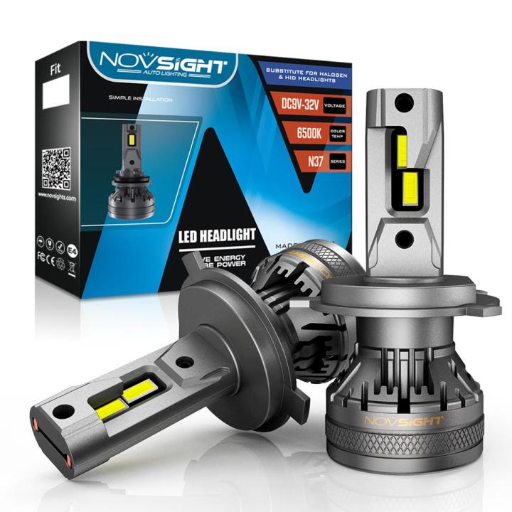 NovSight N37 LED 1 Year Warranty. (H4 Socket)(1 Piece)(60W/11000LM ...