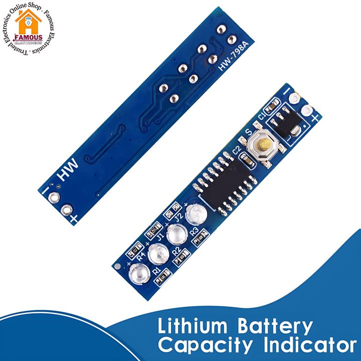 2S Lithium Battery Capacity Tester LED Display Board Power Level ...