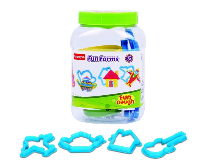 FUNSKOOL FDOUGH-FUN FORM Create Forms With 4 Different Cutters Game For ...