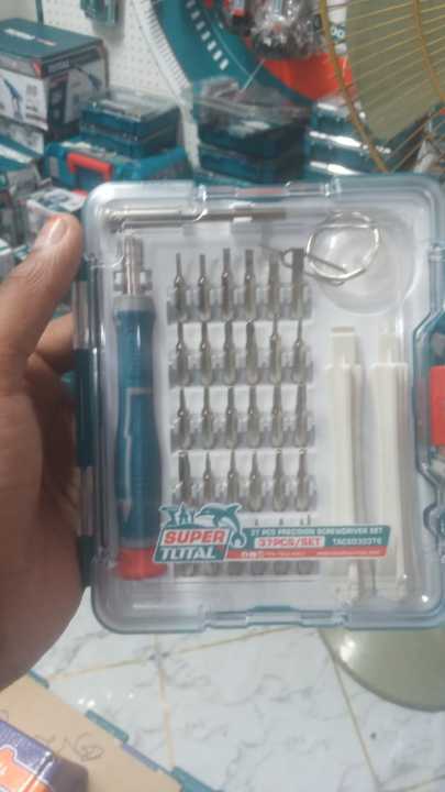 TOTAL 37 Pcs precision screwdriver set (TACSD30376) | Daraz.com.bd