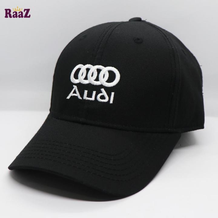 Audi Embroidery Logo Premium Cotton Curved Visor Cap | Daraz.com.bd