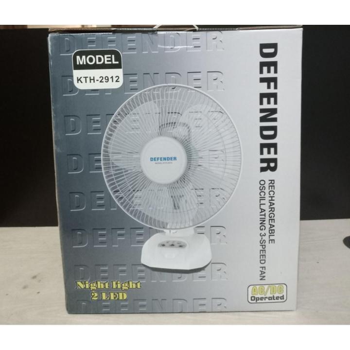 12" Defender Charger Fan Defender Charger Ac/Dc Fan Defender ...