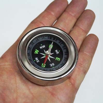 1 pcs 6cm diameter Large Size Stainless Steel Directional Magnetic ...