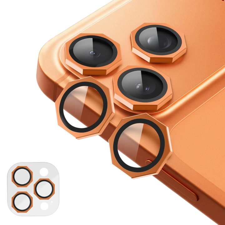 iPhone 17 Pro/17 Pro Max Eagle Eye Octagonal AR+AF Shiny Diamond Camera ...