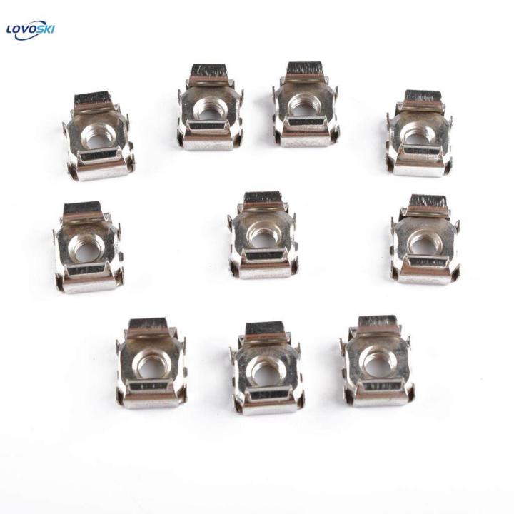 10 PACK M6 CAGE NUTS BOLTS WASHERS FOR RACK MOUNT DATA CABINETS 16mm ...