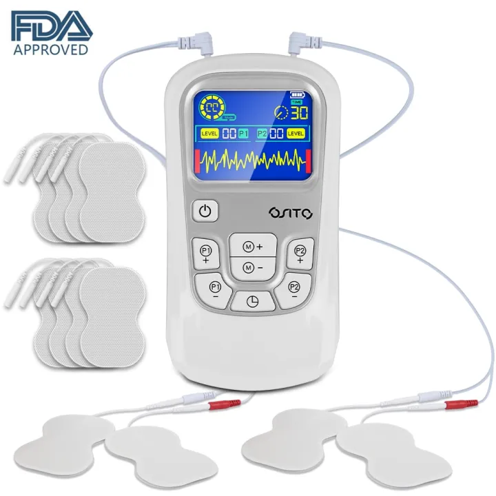 25 Modes EMS Electric Muscle Stimulator Tens Unit Machine Physiotherapy ...