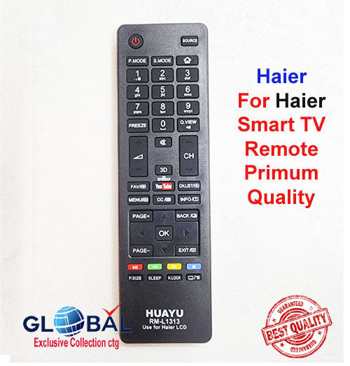 Remote Control for Haier Smart LED TV Remote Control Youtube Option ...