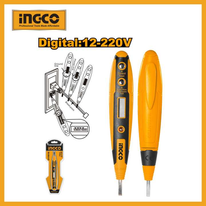 DIGITAL TEST PENCIL /TESTER - INGCO HSDT2201 | Daraz.com.bd