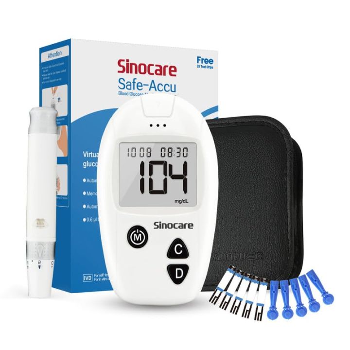 Sinocare Glucometer Machine (Safe Accu) | Daraz.com.bd