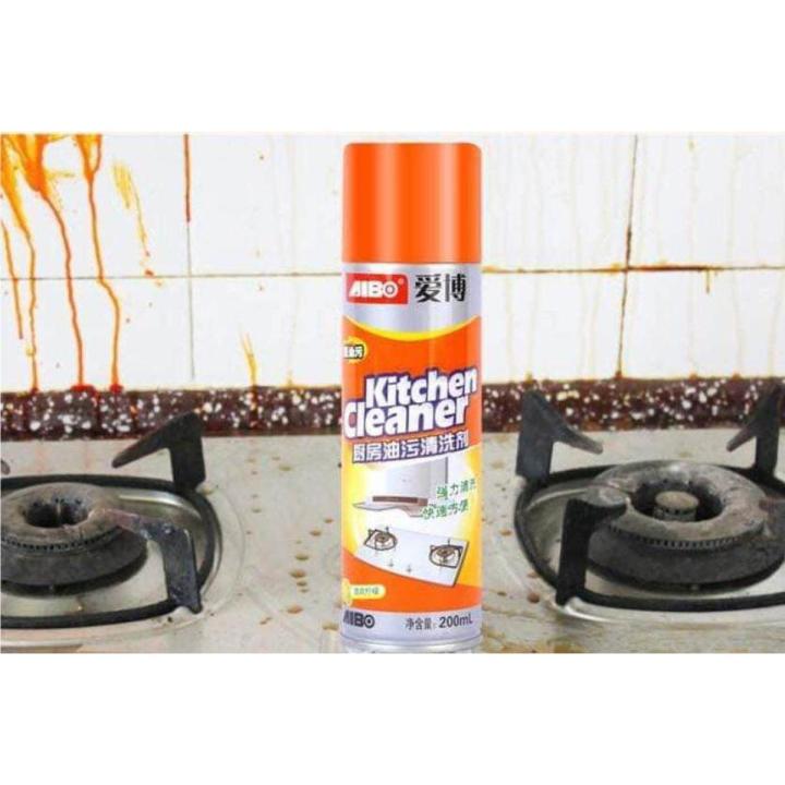 Kitchen Foam Oil Cleaner Powerful Degreasing Range Hood Cleaning Spray ...