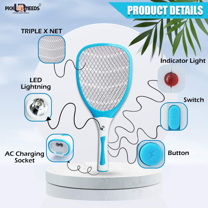 Mosquito bat,Insect Fly Killer, Mosquito Electric Swatter LED Flashligh ...