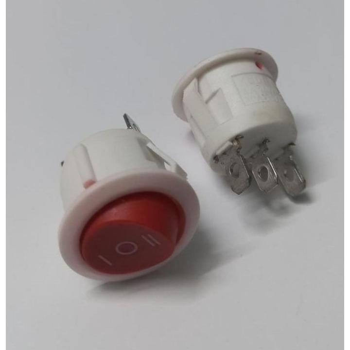 2Pcs KCD1-5-103 Round Boat Rocker Switch 6A 250V AC 3 Pins 3 Position ...