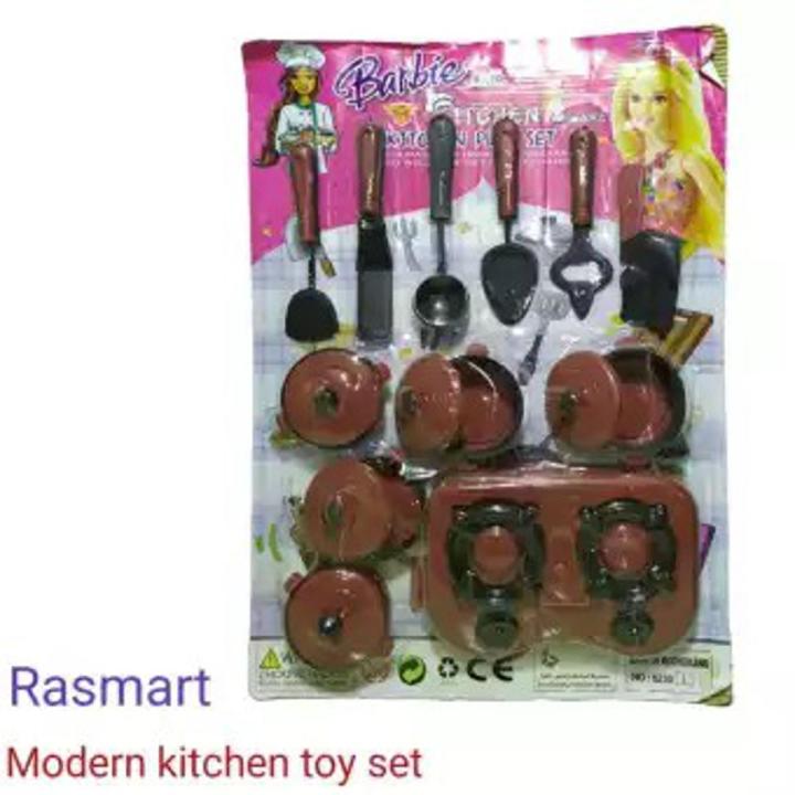Plastic Barbie Modern Kitchen Toy Set | Daraz.com.bd