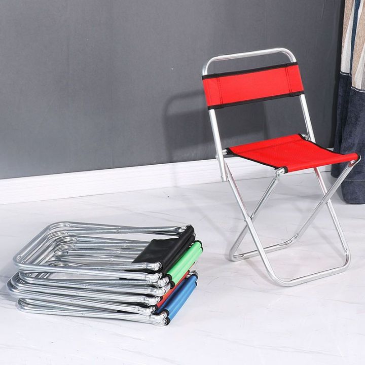 Xiaoma Zha Outdoor Thick Backrest Fishing Folding Chair Portable Bench ...