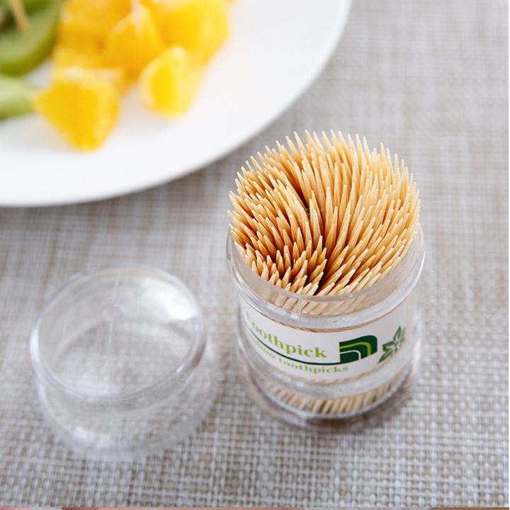 100 pcs Wooden Toothpick A+Grade Eco Friendly Personalized Bamboo Tooth ...