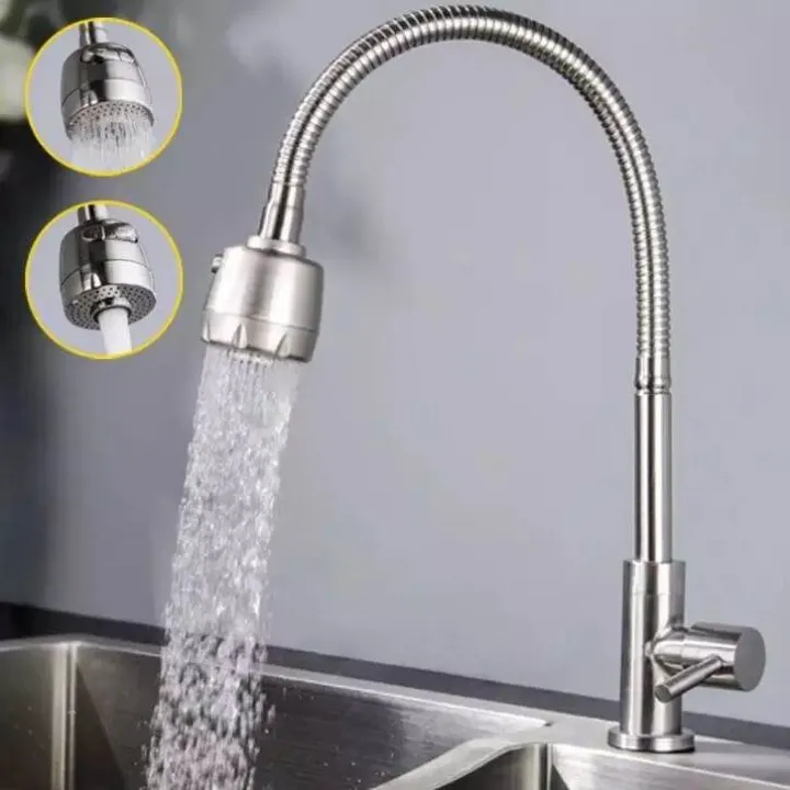 Deck Mount Flexible 2 mood Sink Basin Water Tap | Daraz.com.bd