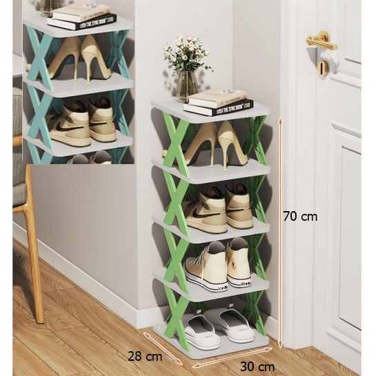 5 Layers Design Model Small Space Smart Rack with X-Shaped Sides and ...