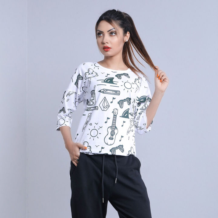 Printed Cotton Premium Summer Top's For Women By Swapon's World ...