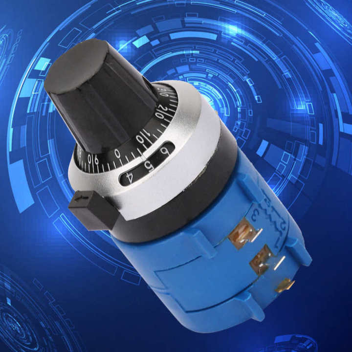 2K Carbon Film ohm Multiturn Potentiometer Adjustable Resistor 3590S-2 ...
