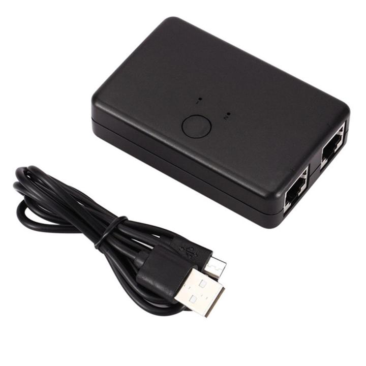 Mini 2 Port RJ45 Lan Hub Network Switch Box Computer Ethernet Internet ...