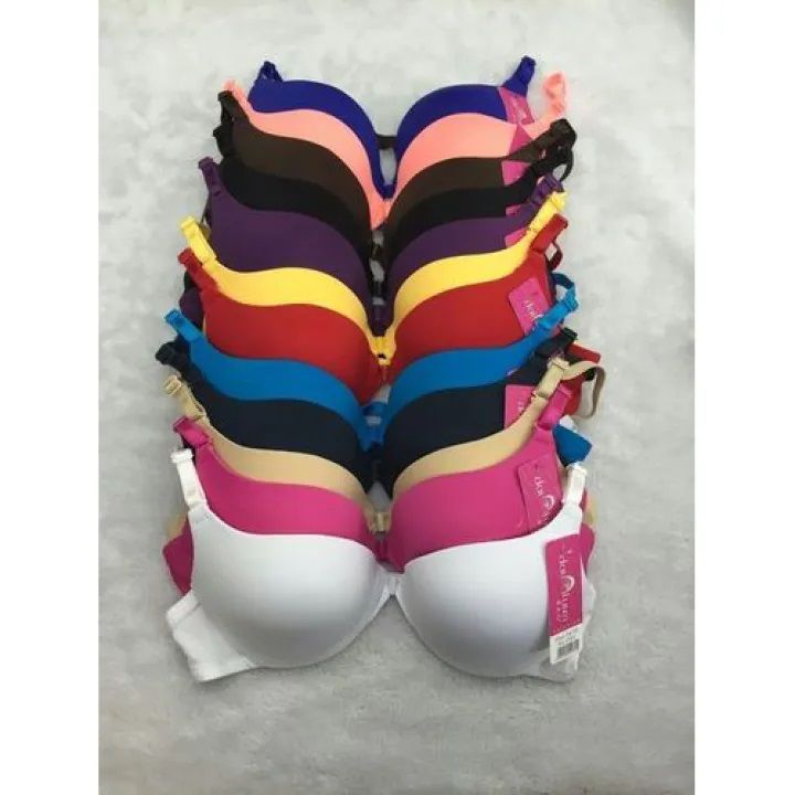 Multicolor soft padded foam bra for girls and women one Piece | Daraz ...