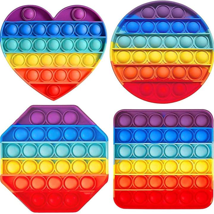 Pop-it Silicone Sensory Bubble pop Fidget Toy | Daraz.com.bd