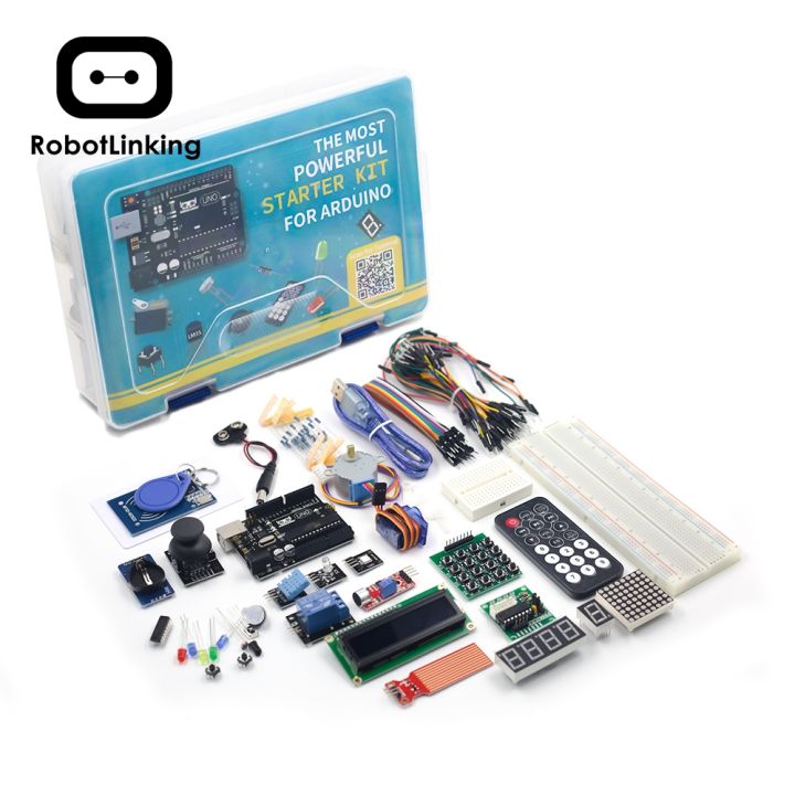 UNO Project Super Starter Kit with Tutorial, UNO R3 Controller Board, Servo, Stepper Motor ...