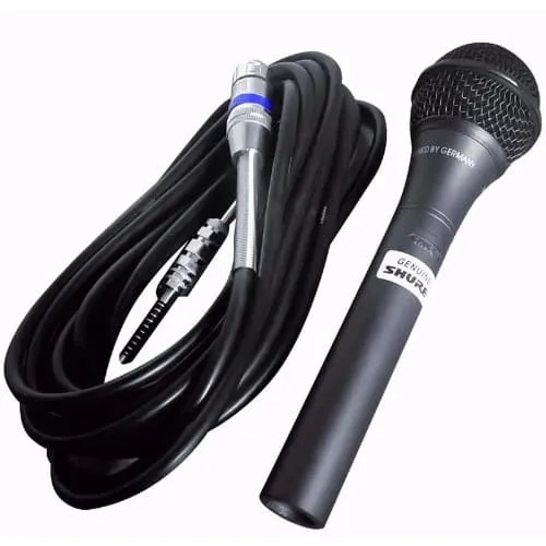 Uni-Directional Shure Sm-959 Professional Dynamic Microphone With Cable | Daraz.com.bd