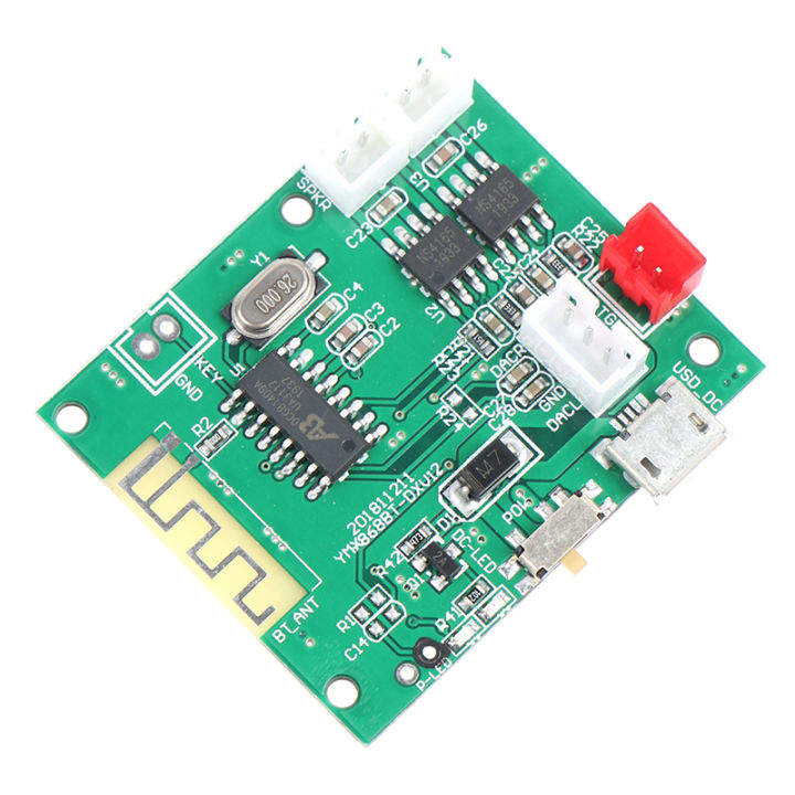 Bluetooth 5.0 Amplifier Board Mini 5W*2 Stereo Power Amp Decoder Audio ...