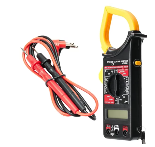 Digital Clamp Meter DT-266 For AC DC Electricity Ampere Measurement ...