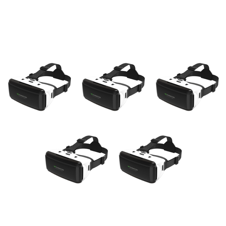 5X VR Virtual Reality 3D Glasses Box Stereo VR for Cardboard Headset ...