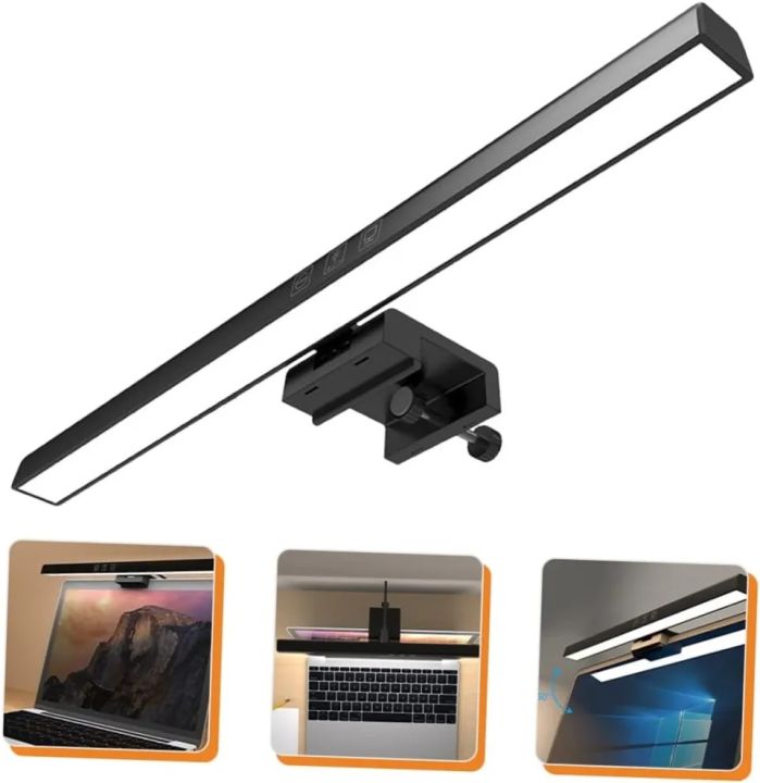 LED Desk Lamp LED Computer PC Monitor Screen Light Bar Stepless Dimming ...