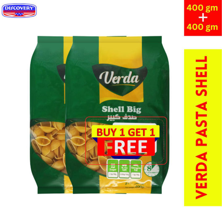 Verda Shell Big Pasta 400Gm (Buy 1 Get 1 Free) | Daraz.com.bd