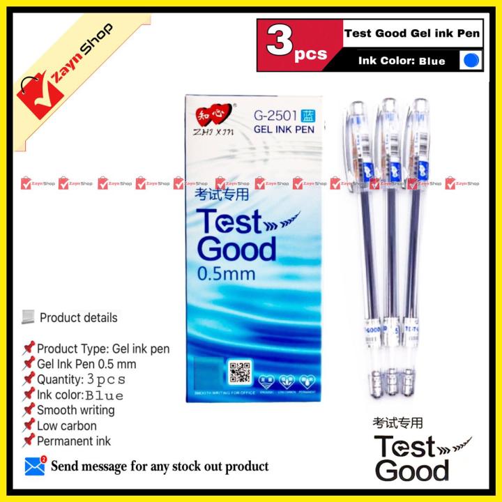 Test Good Gel Pen Black / Blue / Red ink 0.5mm 3 pcs | Daraz.com.bd