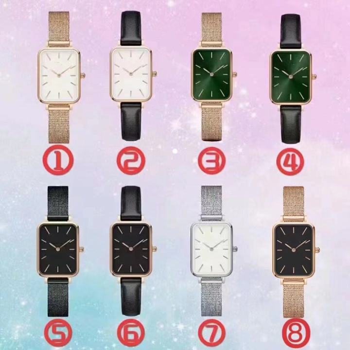 dw Style Simple Japanese Movement Couple Watch Men's Steel Mesh Belt ...