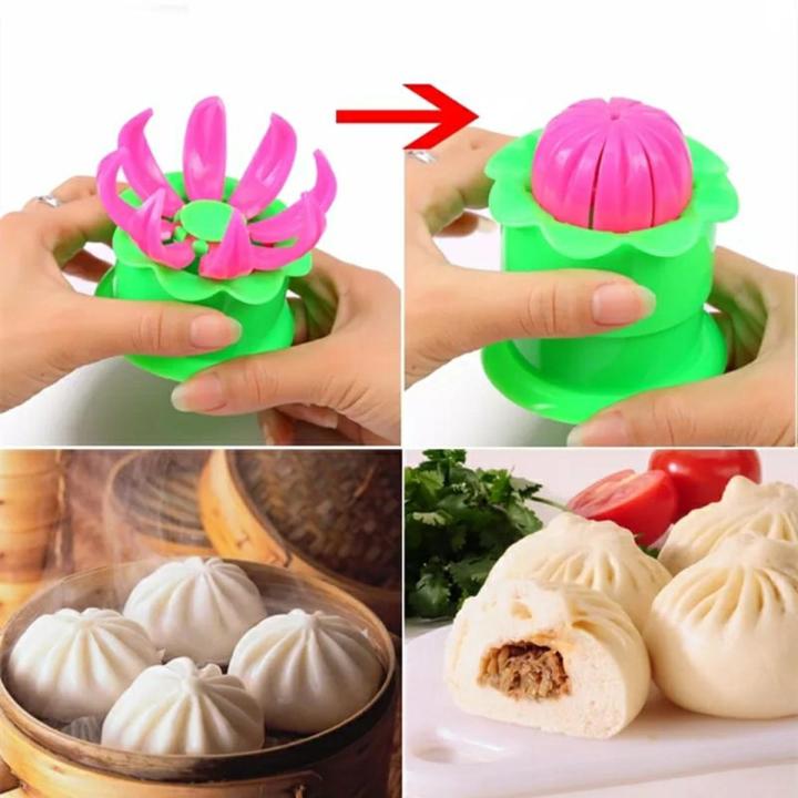 (Momo maker) Pastry Steamed Stuffed Bun Pie Dumpling Making Mould ...