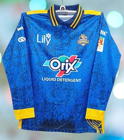 Dhaka Capitals Four Part Full Sleeve BPL Jersey 2025 /jersey 200 ...