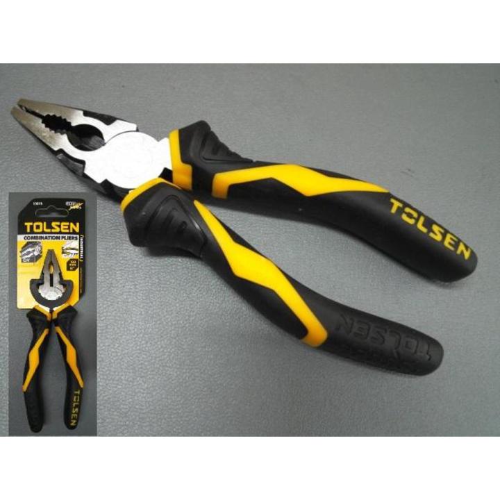 TOLSEN COMBINATION PLIERS (INDUSTRIAL) (200mm,8")-10017 | Daraz.com.bd