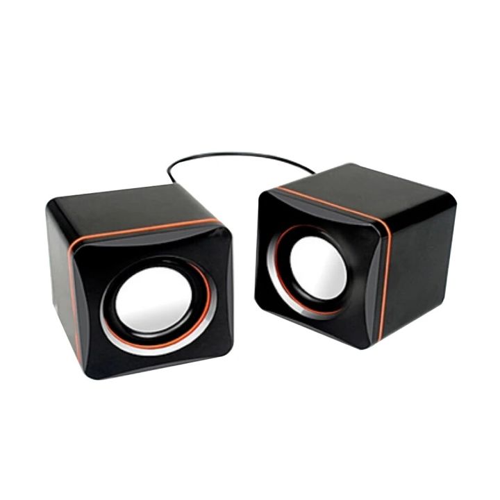 1 Pair Portable Computer Speakers USB Powered Desktop Mini Speaker ...