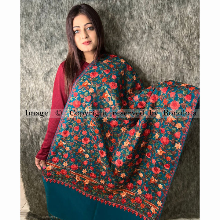 Kashmiri Poshmina shawl Women winter collection shal Avon Fabric ...