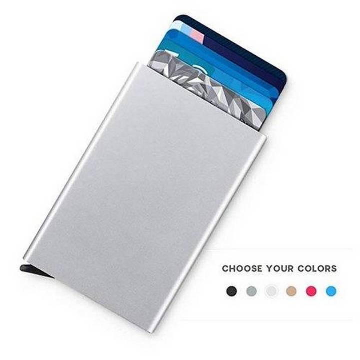 High Quyality Aluminium Credit/Debit Card Holder By Top 10 Mart | Daraz ...