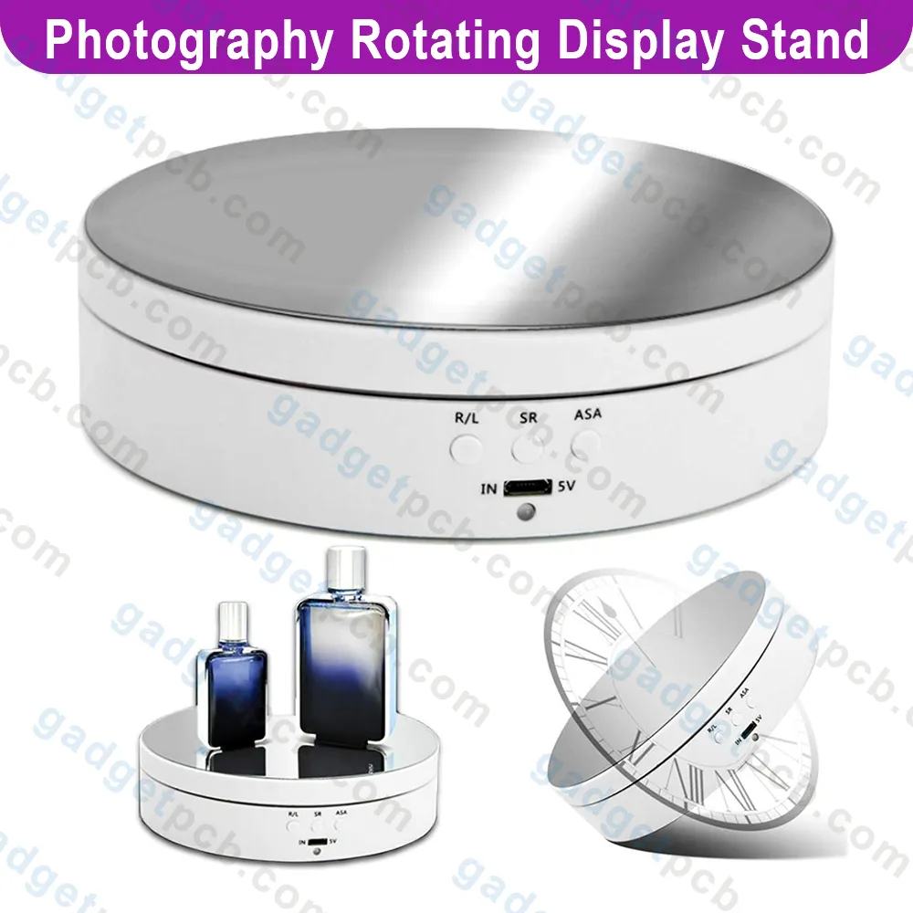 Motorized Rotating Display Stand, 360 Degree Rotating Turntable for ...