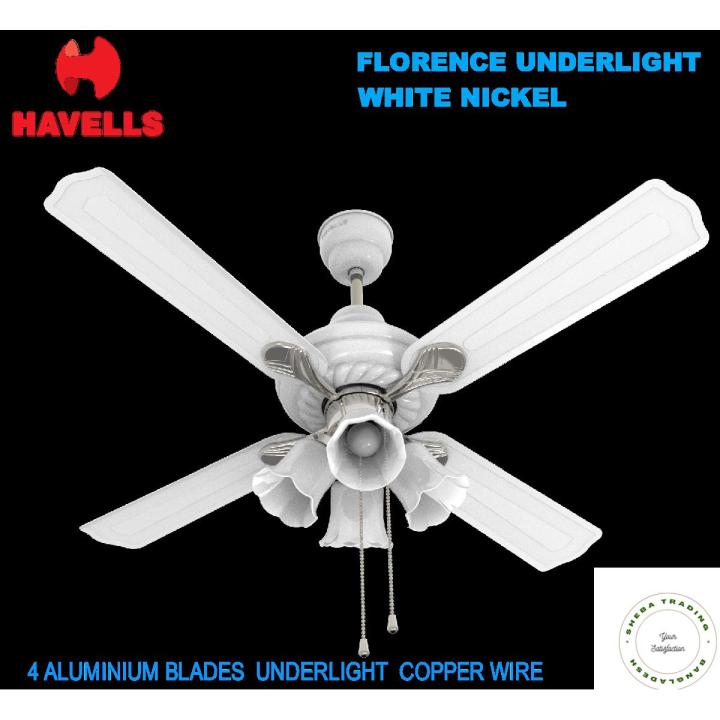 Havells Florence UL 1200MM / 48" Underlight 4 Blades Ceiling Fan ...