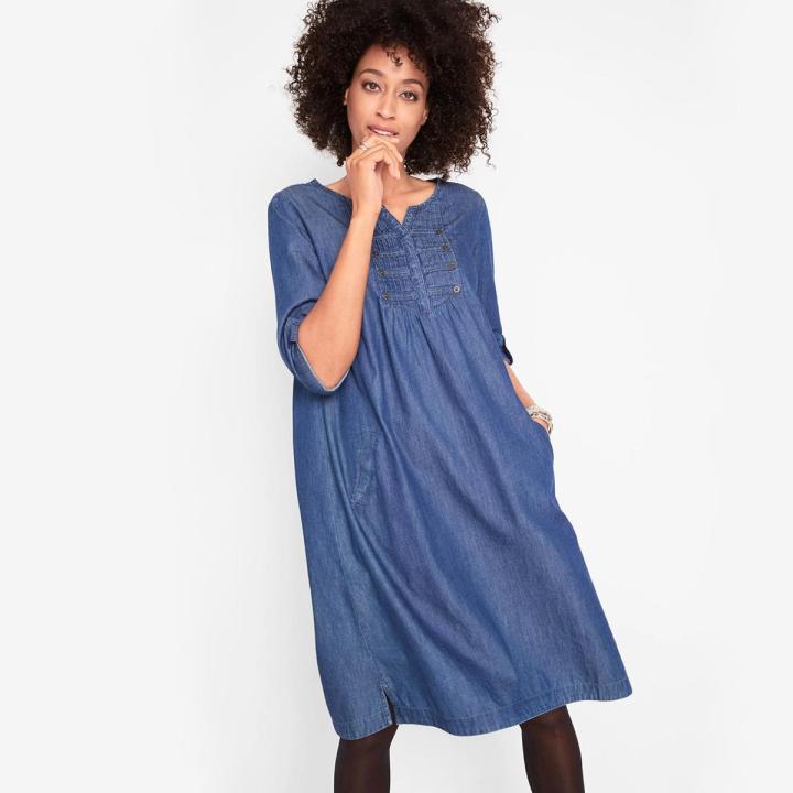 Indispensable -Quality And Durablity -Long Sleeve Light Denim Tops for ...