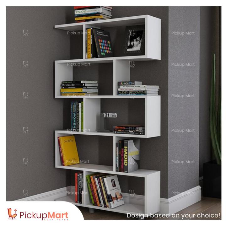 Laminated Board Book Shelf | Showpiece Rack | Living Room furniture ...