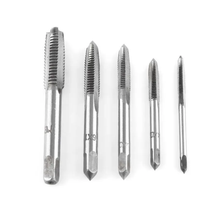 【New release】 5pcs Metric Screw Thread Taps Straight Flute Tapping Tool ...